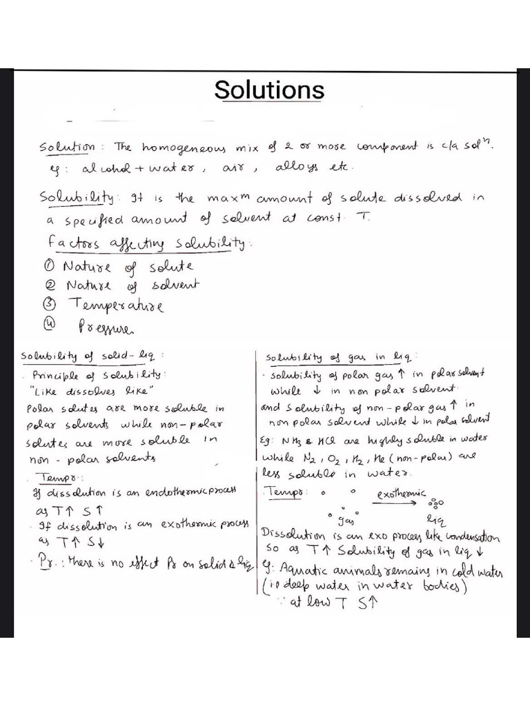Chem Solutions 2 | PDF