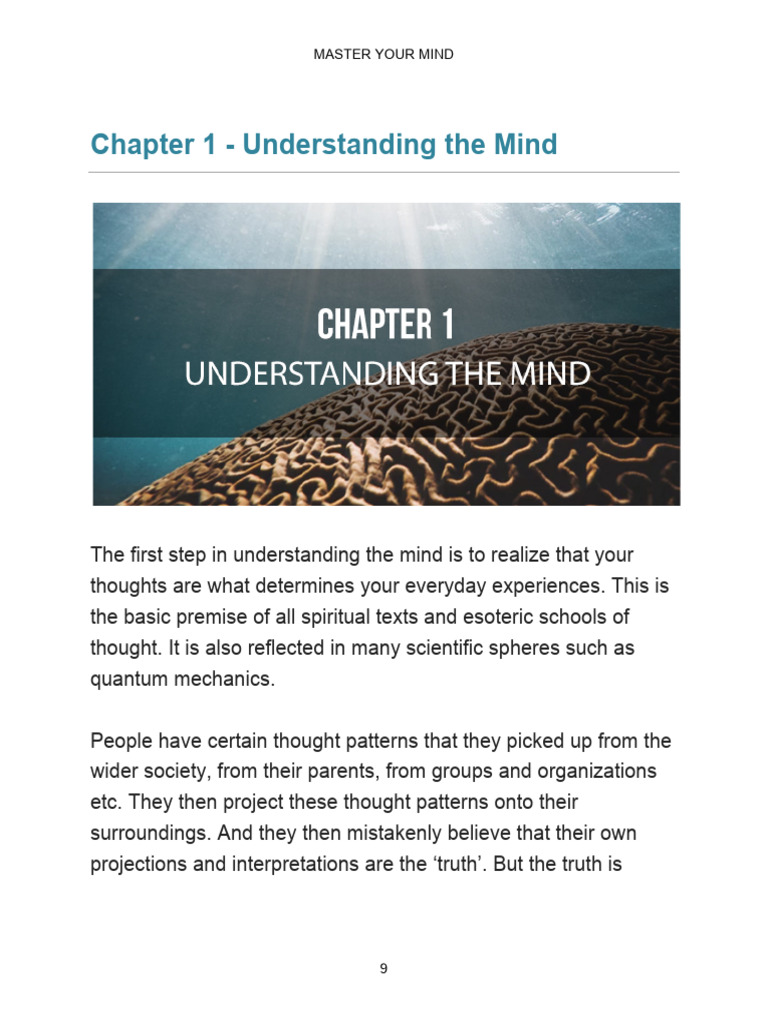 Understanding Your Mind | PDF | Mind | Thought