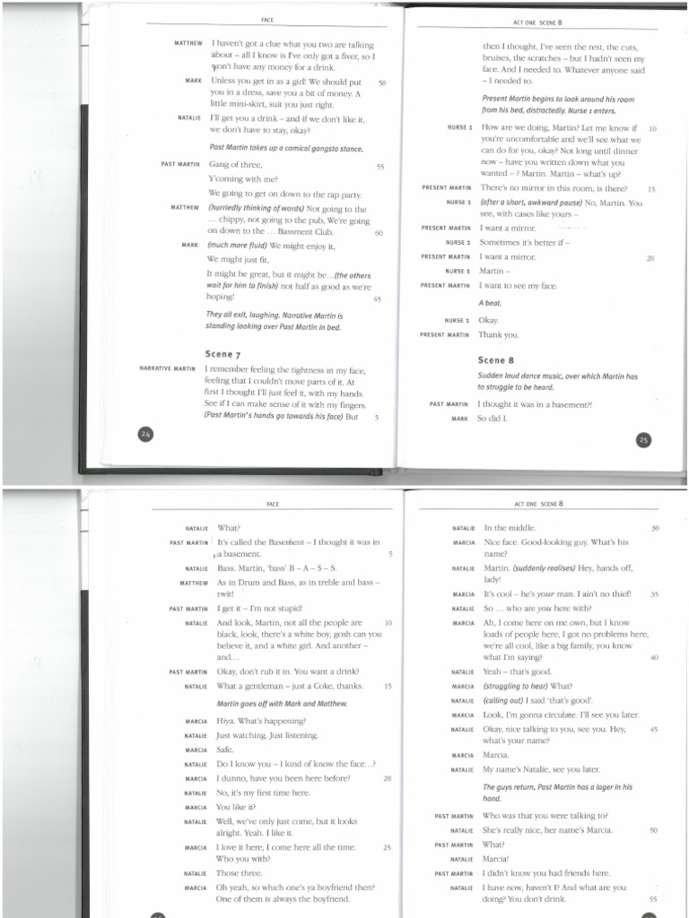 Act 1 Scene 8-13 Face | PDF