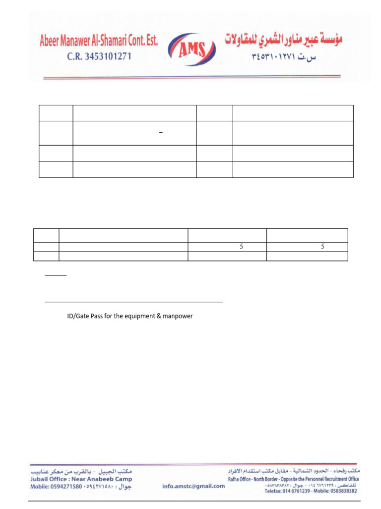 Dewatering Work Quotation for AL FOUZAN | PDF