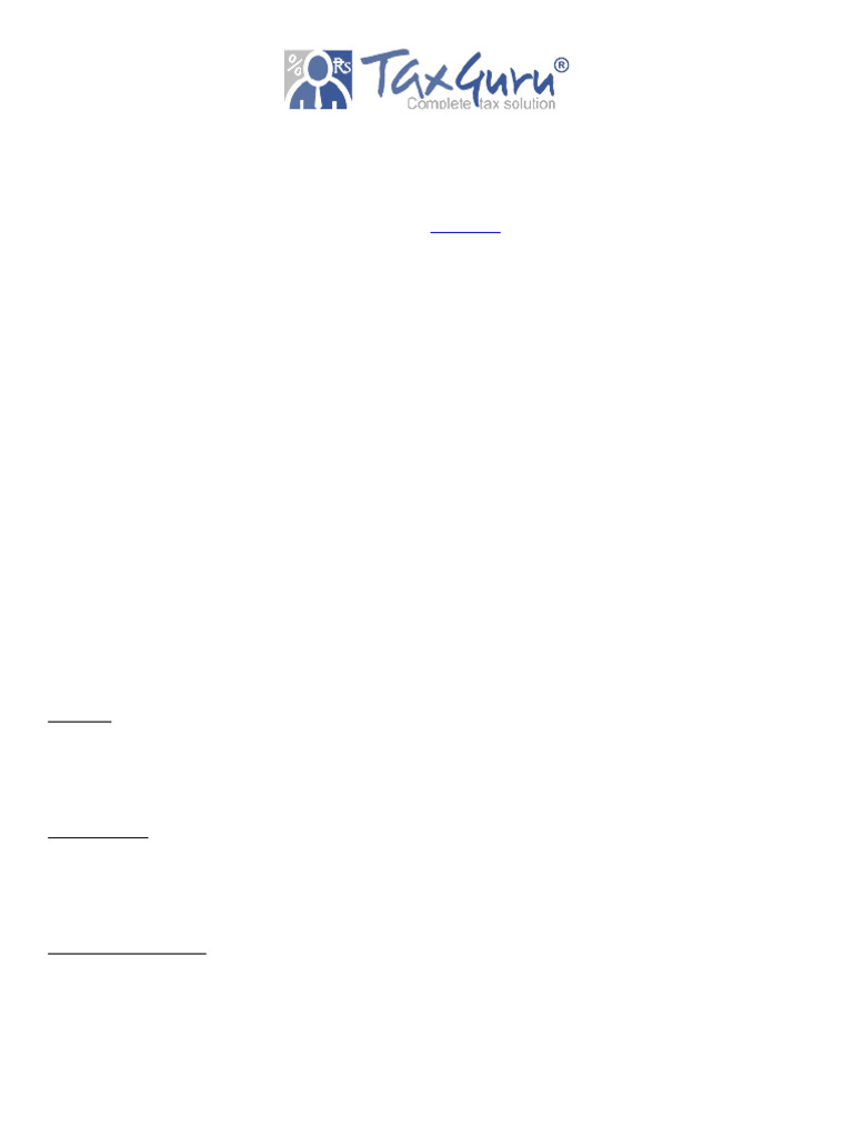 Law of Temporary, Perpetual and Mandatory Injunction - Taxguru - in ...