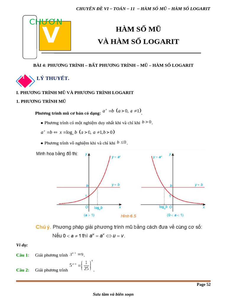 Toan-11 C6 B4.1 Pt-Bpt-Mu-Logarit Tuluan de | PDF