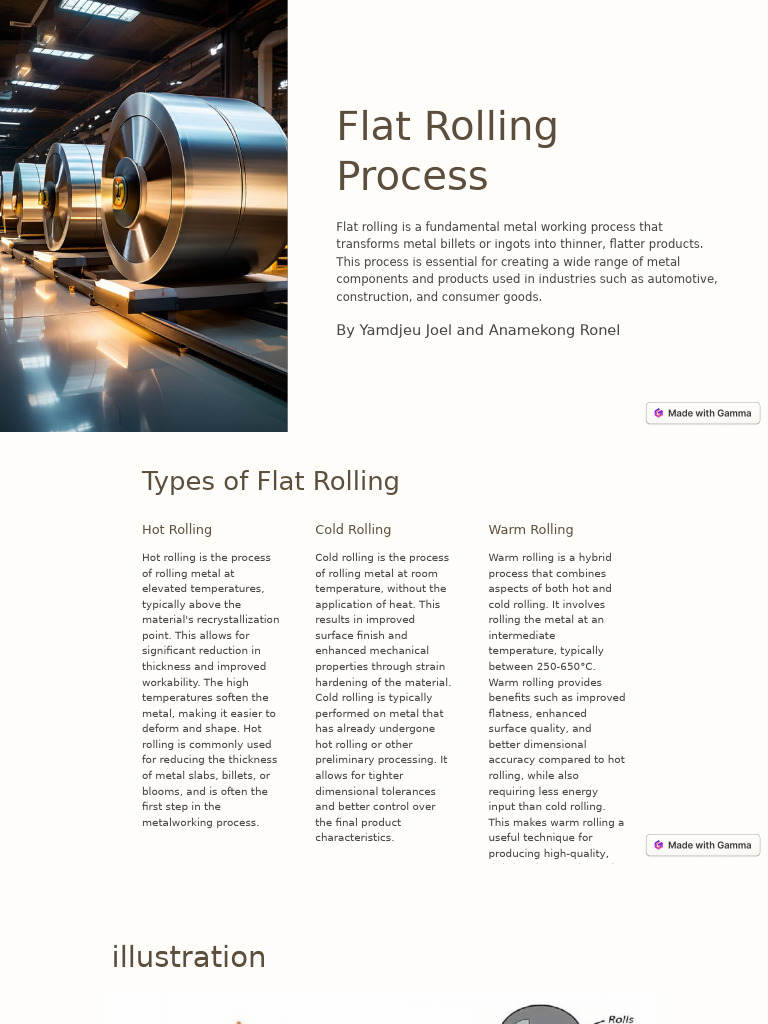 Overview of Flat Rolling Process | PDF | Rolling (Metalworking ...