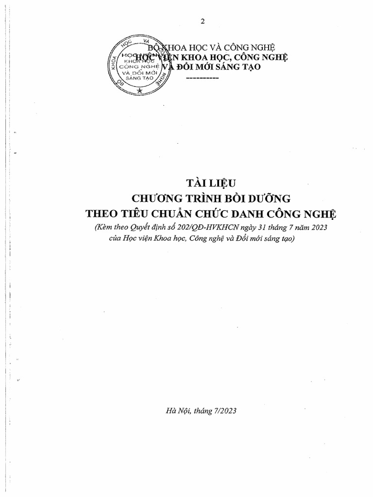 Tai Lieu BD CDCN | PDF