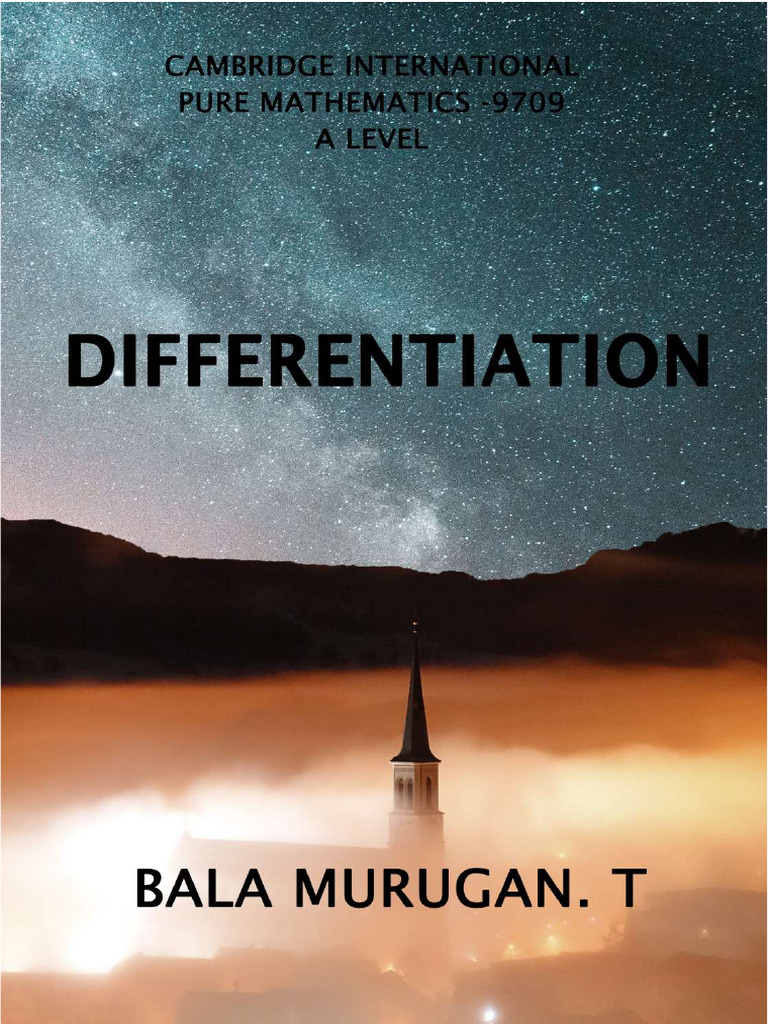 Module 5 - Differentiation | PDF | Derivative | Gradient