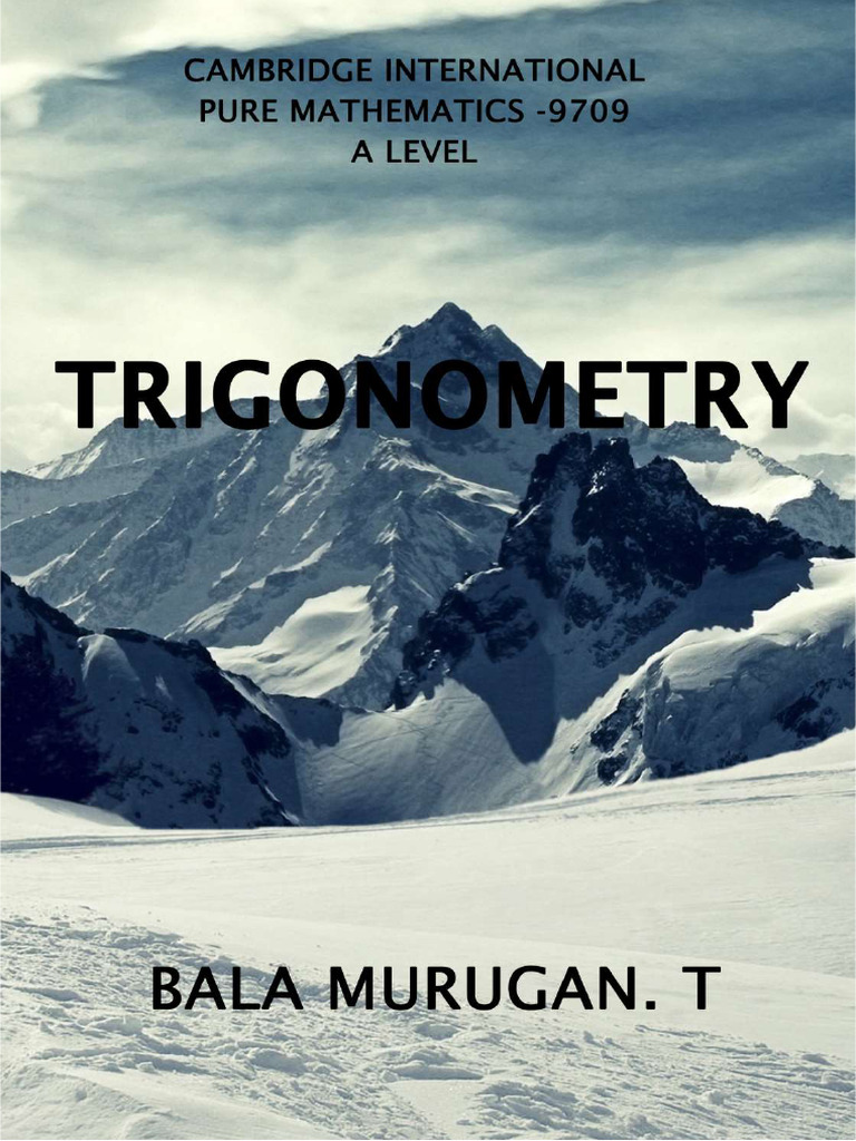 Module 4 - Trigonometry | PDF | Trigonometric Functions | Trigonometry