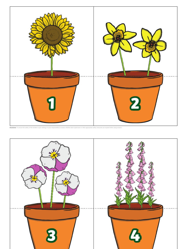 T BG 1645721841 Spring Flowers Matching Numbers Game For Spring ...