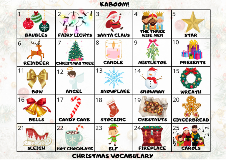 Plantillas Kaboom-4 | PDF