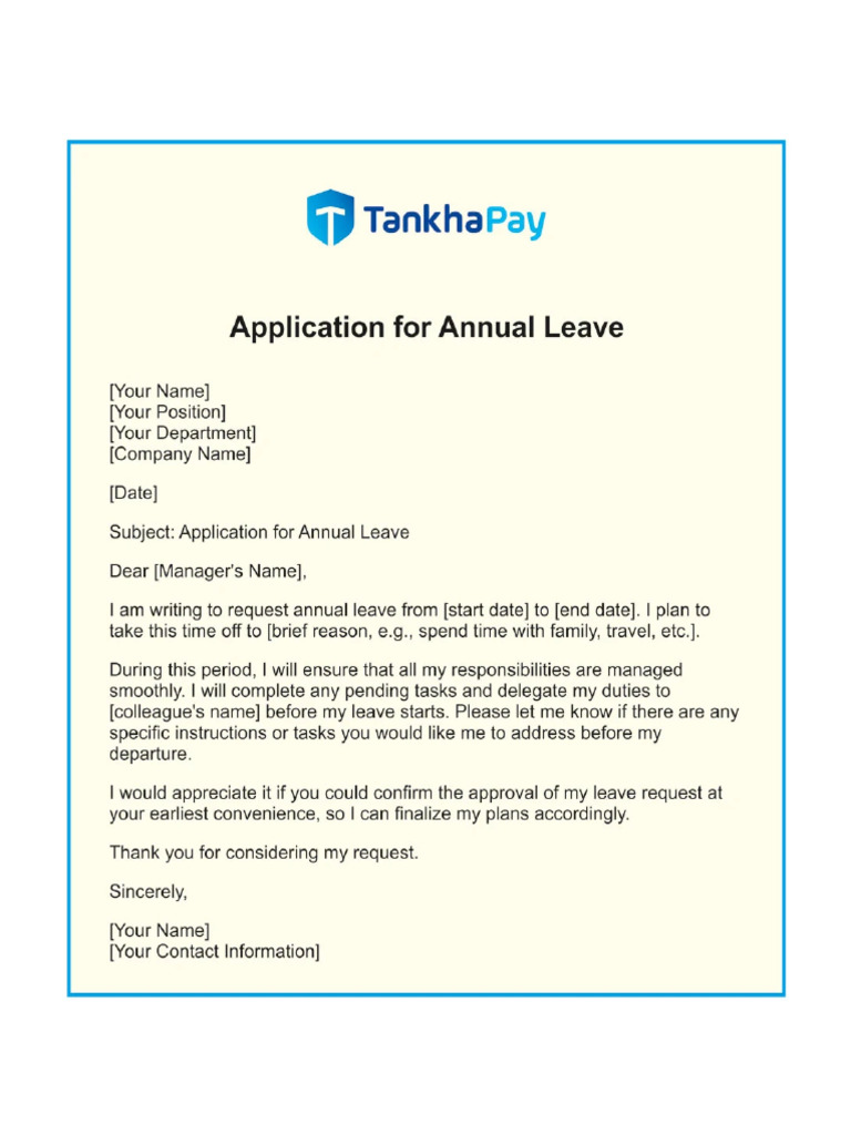 Application-for-Annual-Leave | PDF