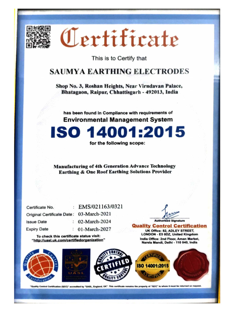 ISO Certificate | PDF