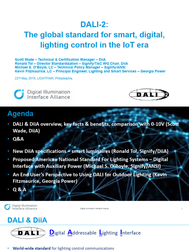 1905 - Diia Seminar Lfi 2019 - Scott Wade - Ronald Tol | PDF | Manufactured Goods | Electrical ...