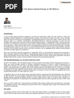 GST SCN Issuance Time Limits Explained | PDF | Government Finances | Taxes