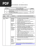 2025 Grade 12 Life Sciences Exam Guidelines | PDF