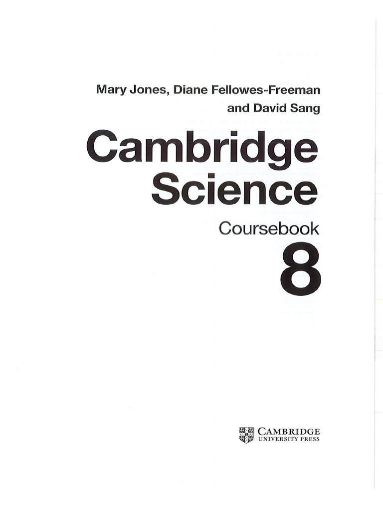 Cambridge Science Course Book - 8 | PDF