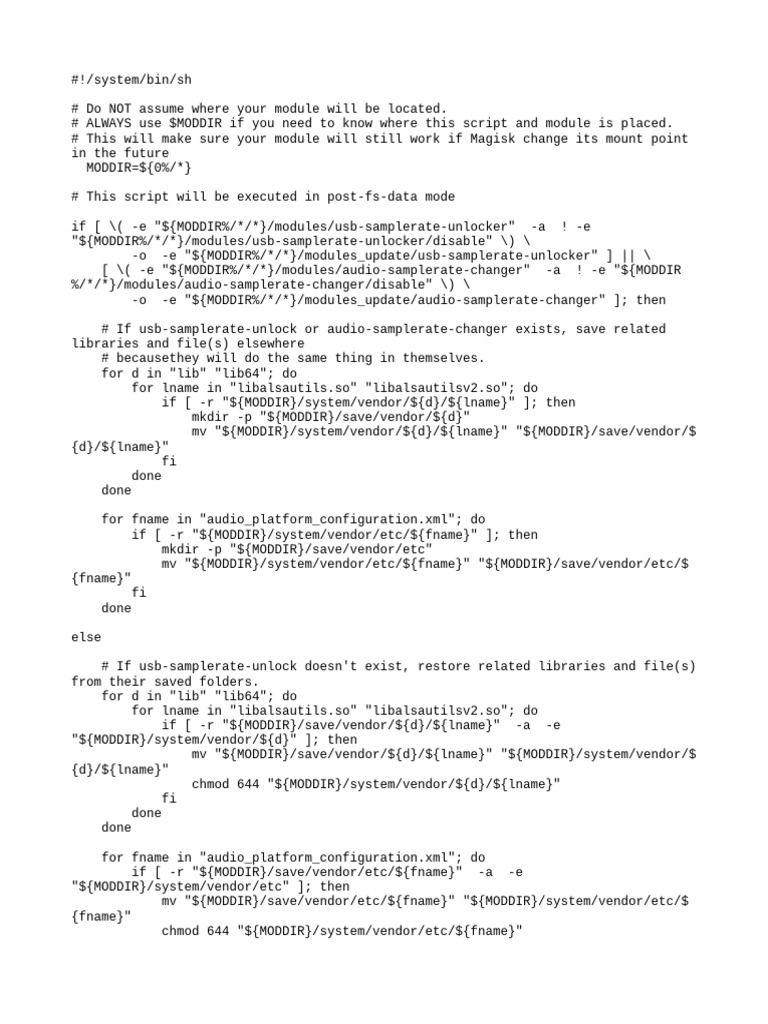 USB Audio Samplerate Unlocker Script | PDF