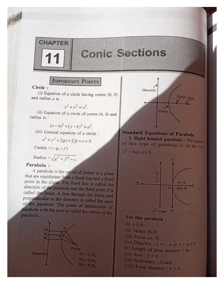 Conic Sections | PDF
