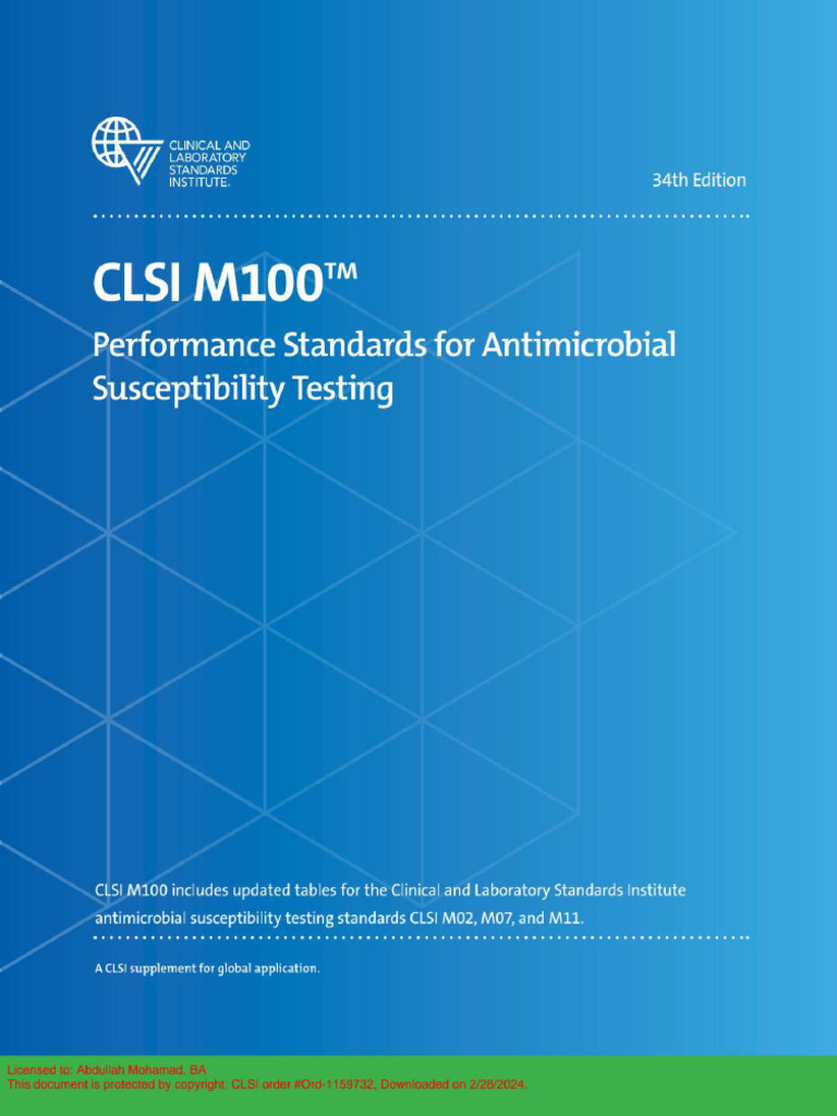 CLSI 2024 Compressed 1 | PDF