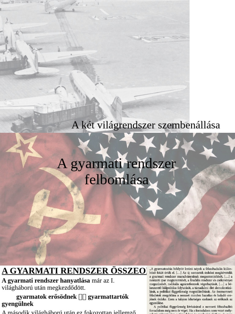 A Gyarmati Rendszer Felbomlása | PDF