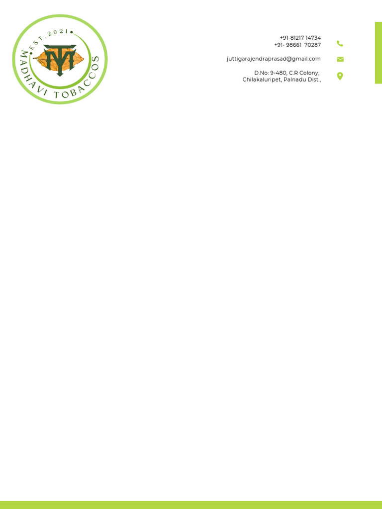 Orange Green Modern Company Letterhead (1) | PDF