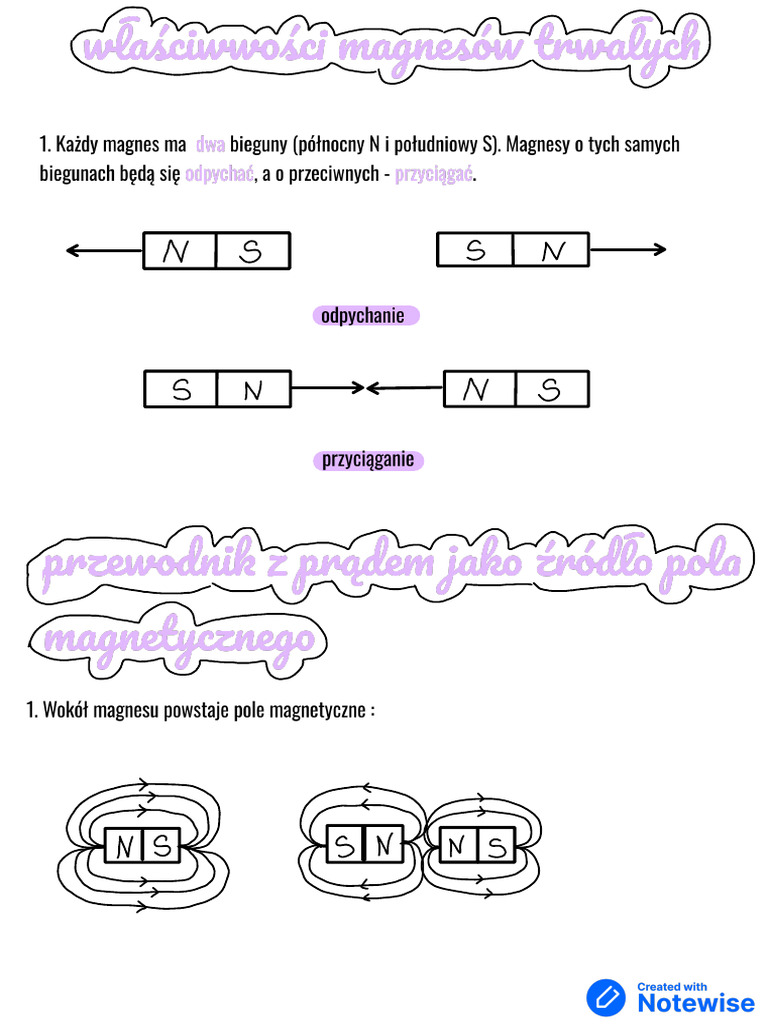Fizyka - Magnetyzm | PDF