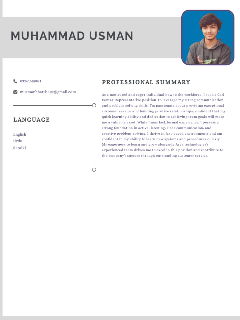 Muhammad's Resume | PDF
