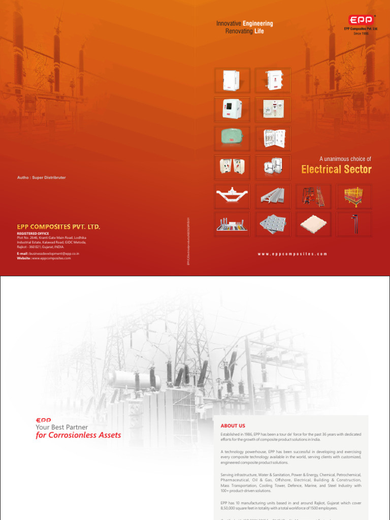 EPP Electrical Products Brochure DLP2 | PDF | Fiberglass | Fibre ...