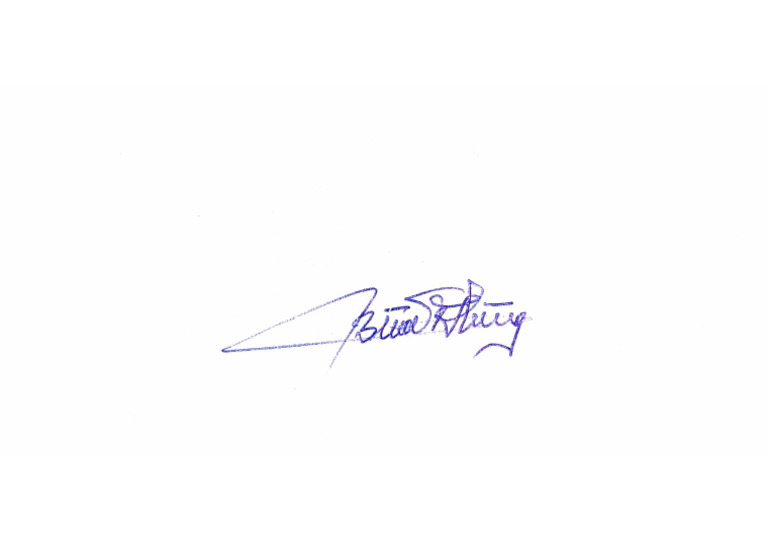 Signature Bill | PDF