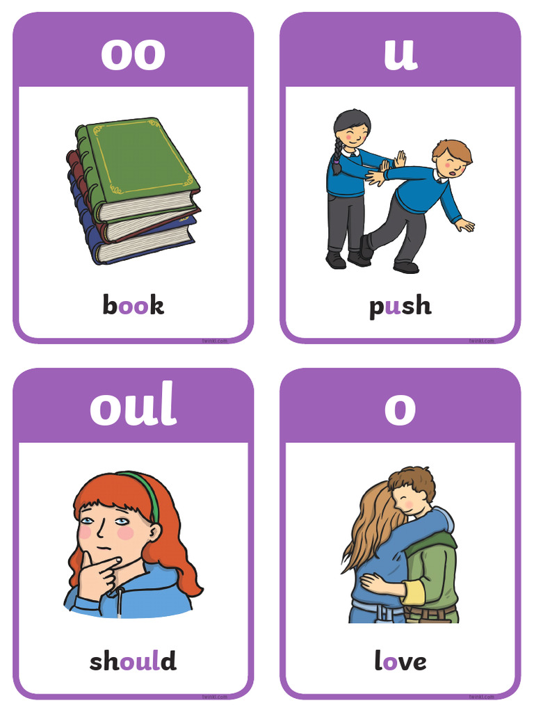 T L 8989 My Short Oo Sound Family Flashcards | PDF