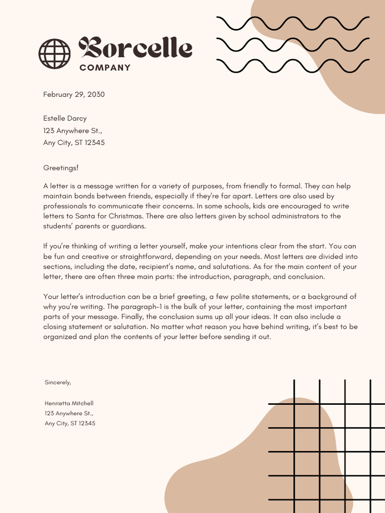 Cream Minimalist Letterhead Company - 20250403 - 180500 - 0000 | PDF