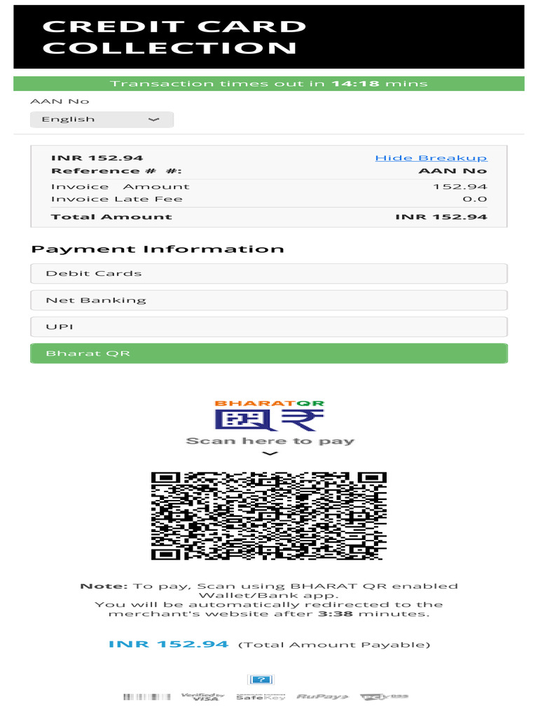 Bharat QR Payment Instructions | PDF