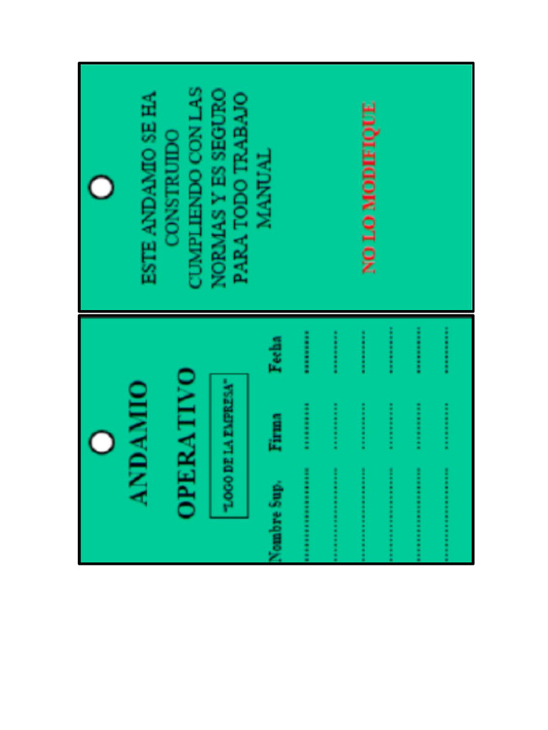 Cartillas Andamios | PDF