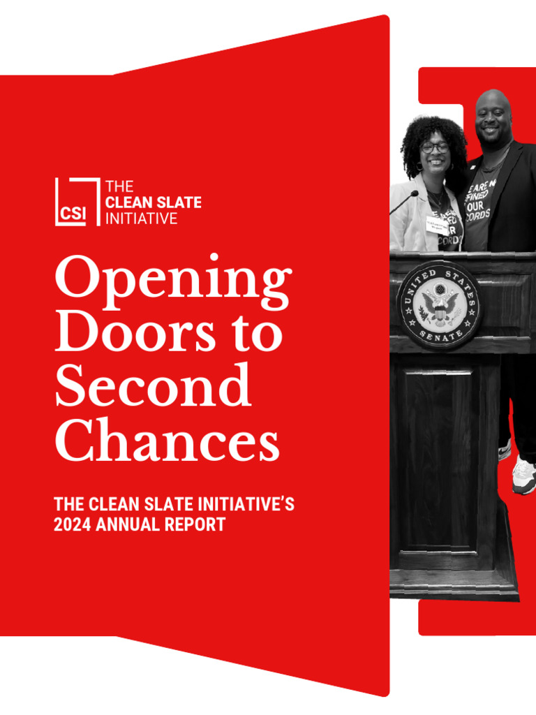 2024 Clean Slate Initiative Report | PDF | Coalition | Employment