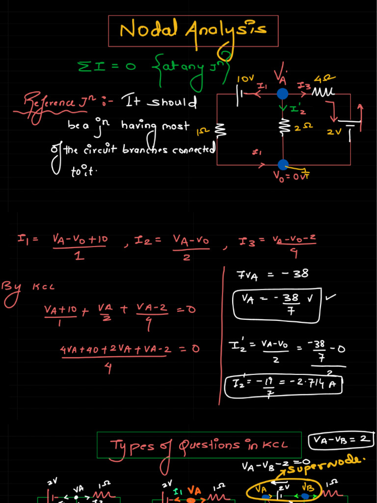 Nodal Analysis | PDF