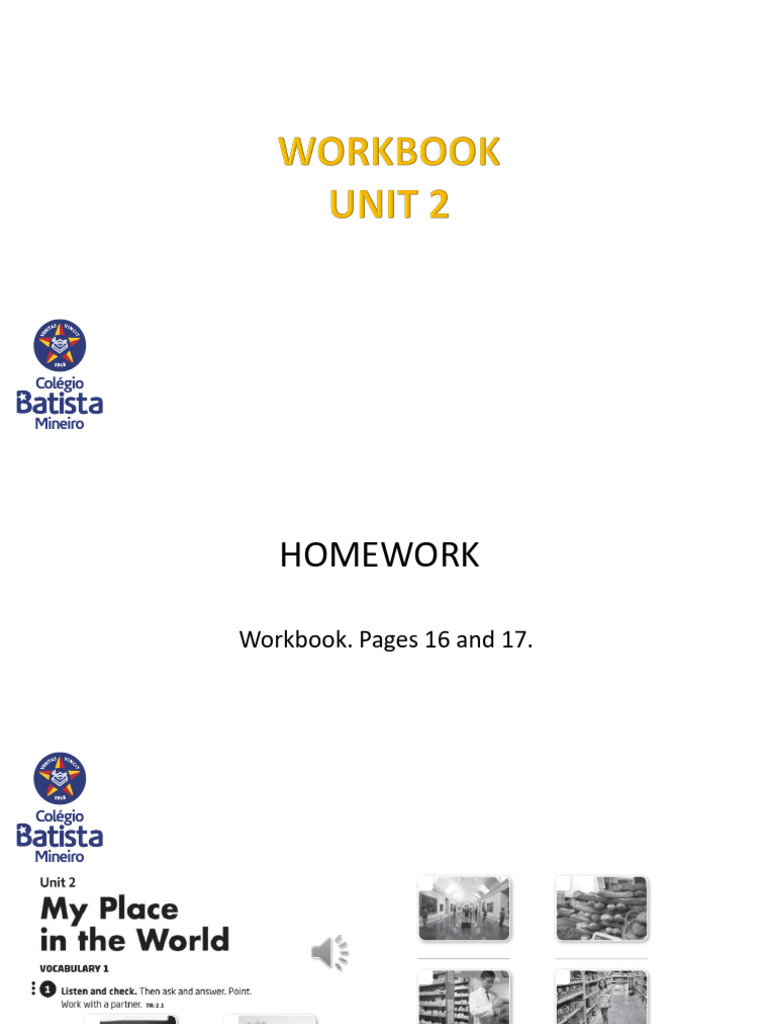 Workbook - Unit 2 - 4 Ano | PDF