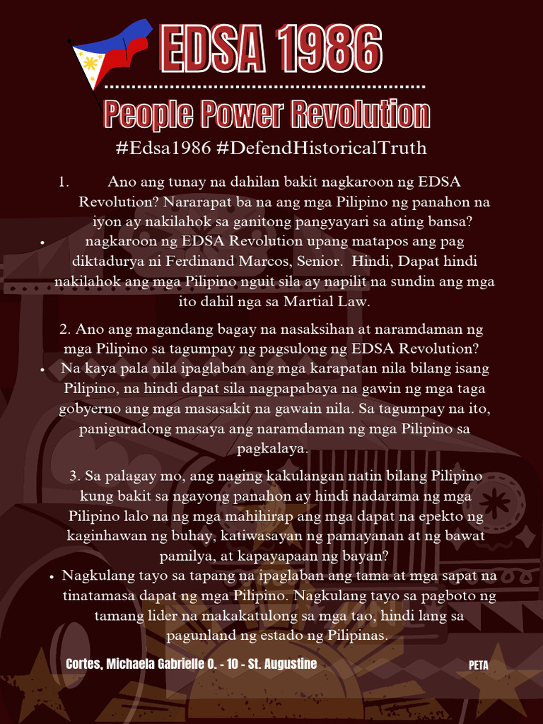 Edsa 1986 | PDF