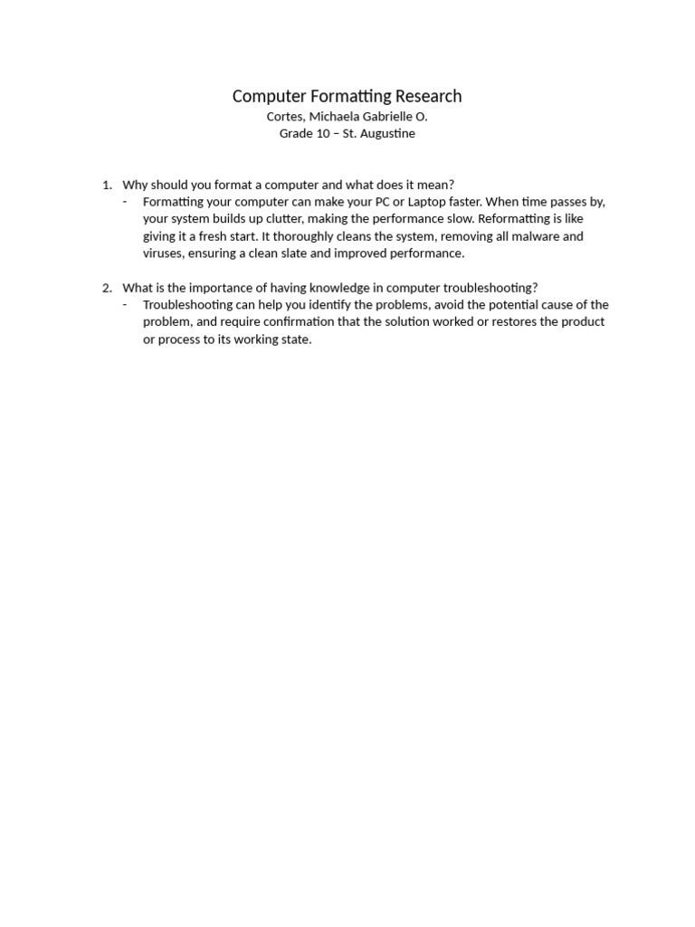 Computer Formatting Research Cortes | PDF