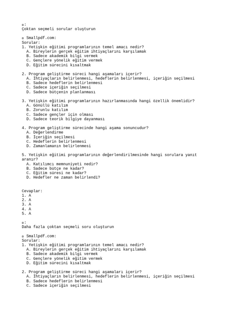 YEHO 10 Generate-Quiz | PDF