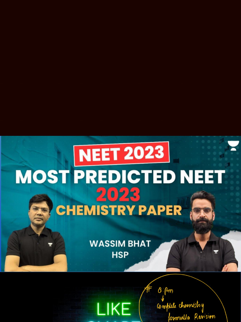 Most Predicted Neet Paper | PDF