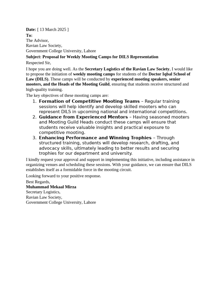 Mekaal Proposal for Meeting 2 | PDF