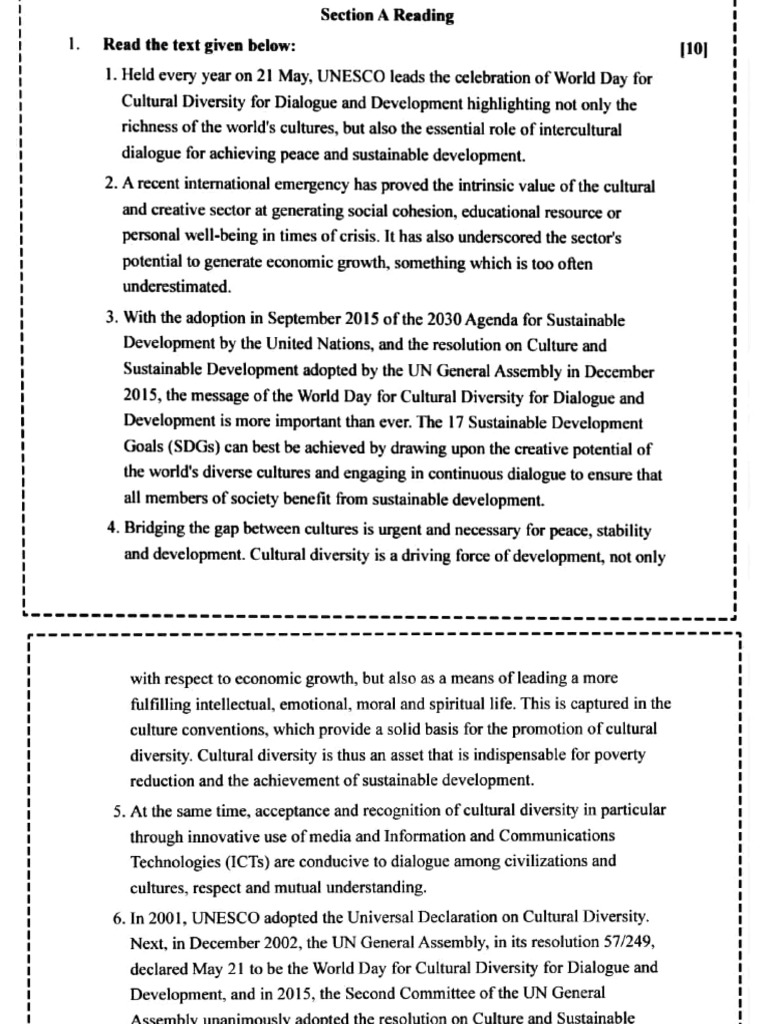 Assignment 1 | PDF | Cultural Diversity | Sustainable Development