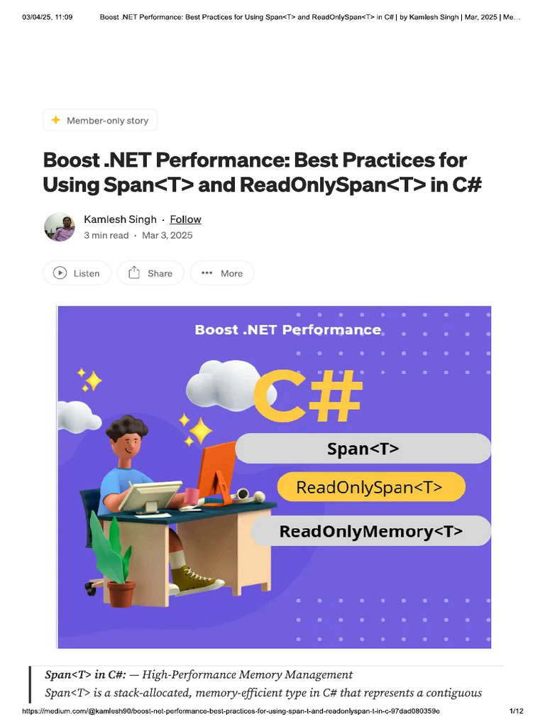 Boost .NET Performance - Best Practices .. | PDF