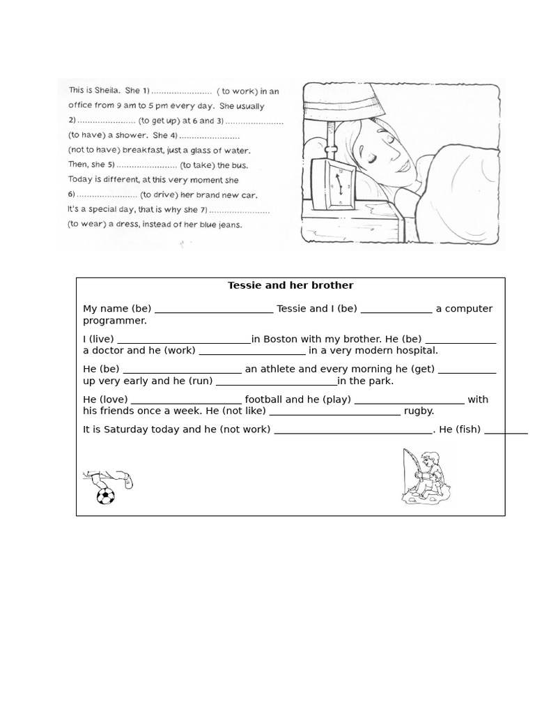 Practice Present Simple and Continuous | PDF