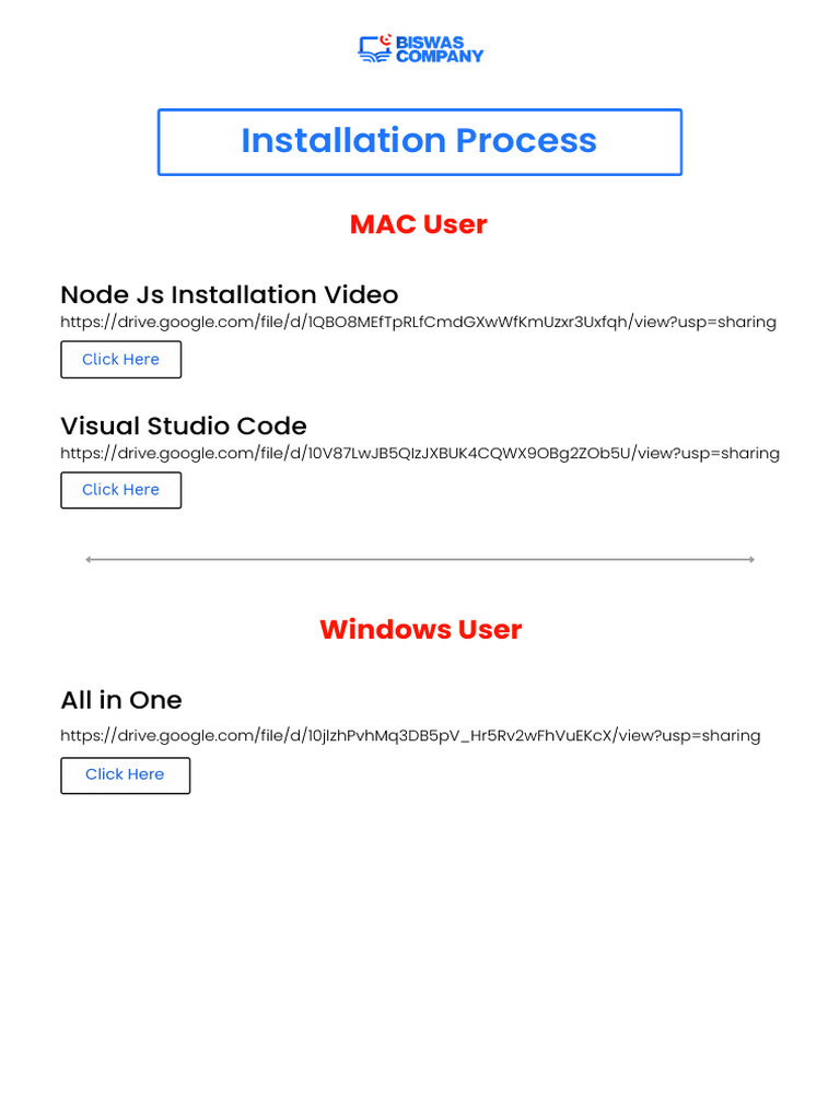 Installation Process | PDF