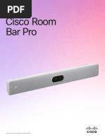 Cisco Room Bar Pro | PDF | Loudspeaker | Hdmi