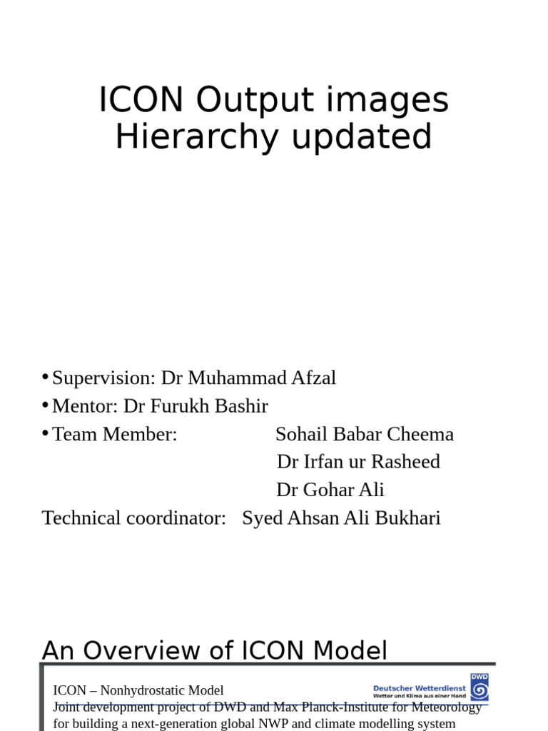 ICON Output Images Hierarchy Updated | PDF | Numerical Weather ...
