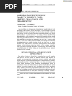 ODARA Risk Assessment Scoring Guide | PDF | Social Science