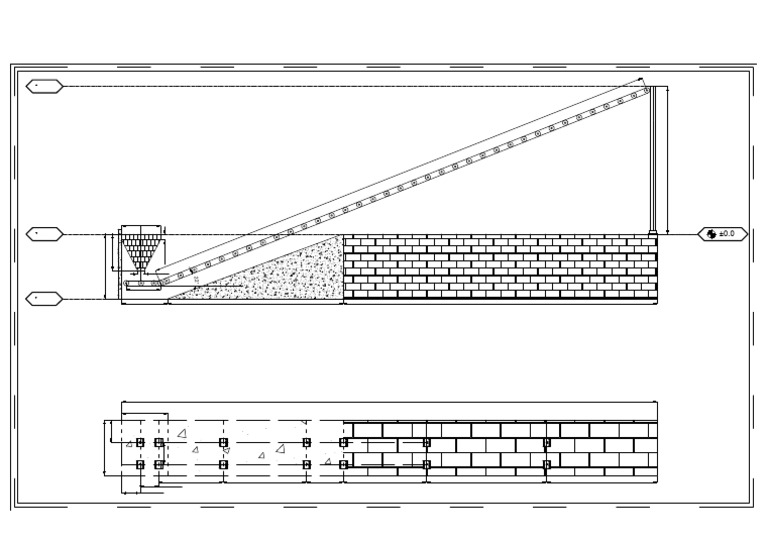 Hopper & Conveyor Drawing | PDF