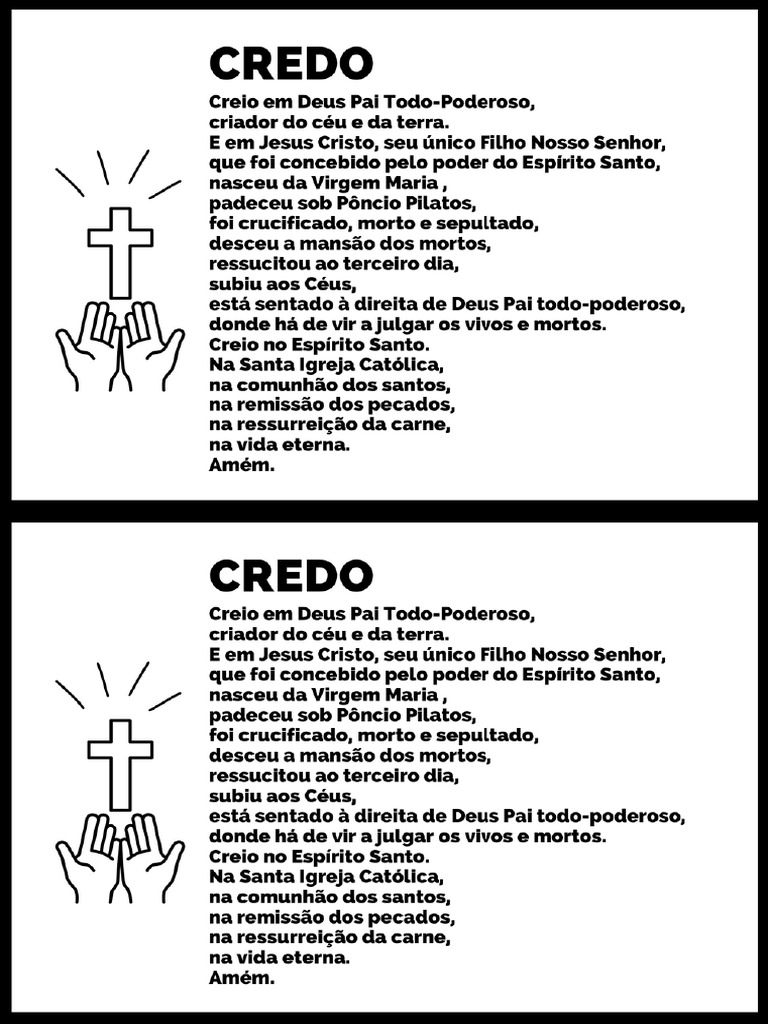 Oração Credo | PDF