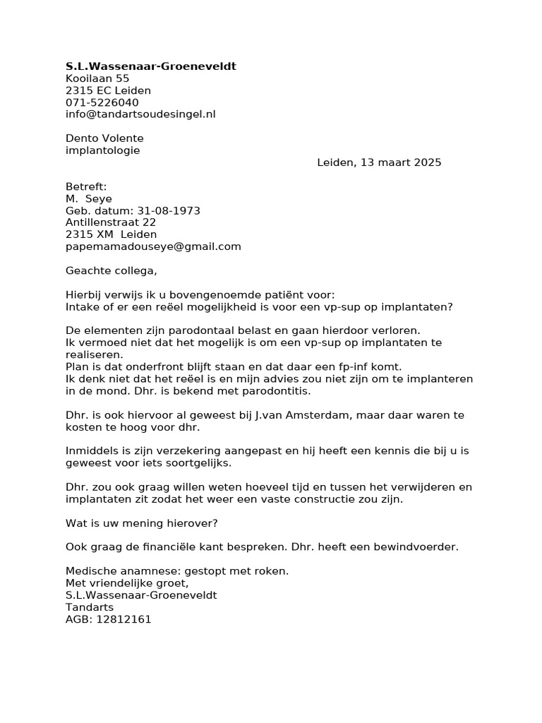 Implantologie Dento Volente | PDF