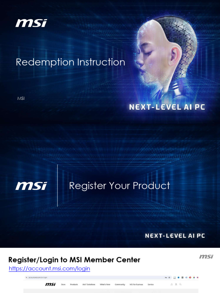 Redemption Instruction 202501 | PDF | Computing | Internet